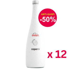 Edition limitée evian x Coperni, carton de 12